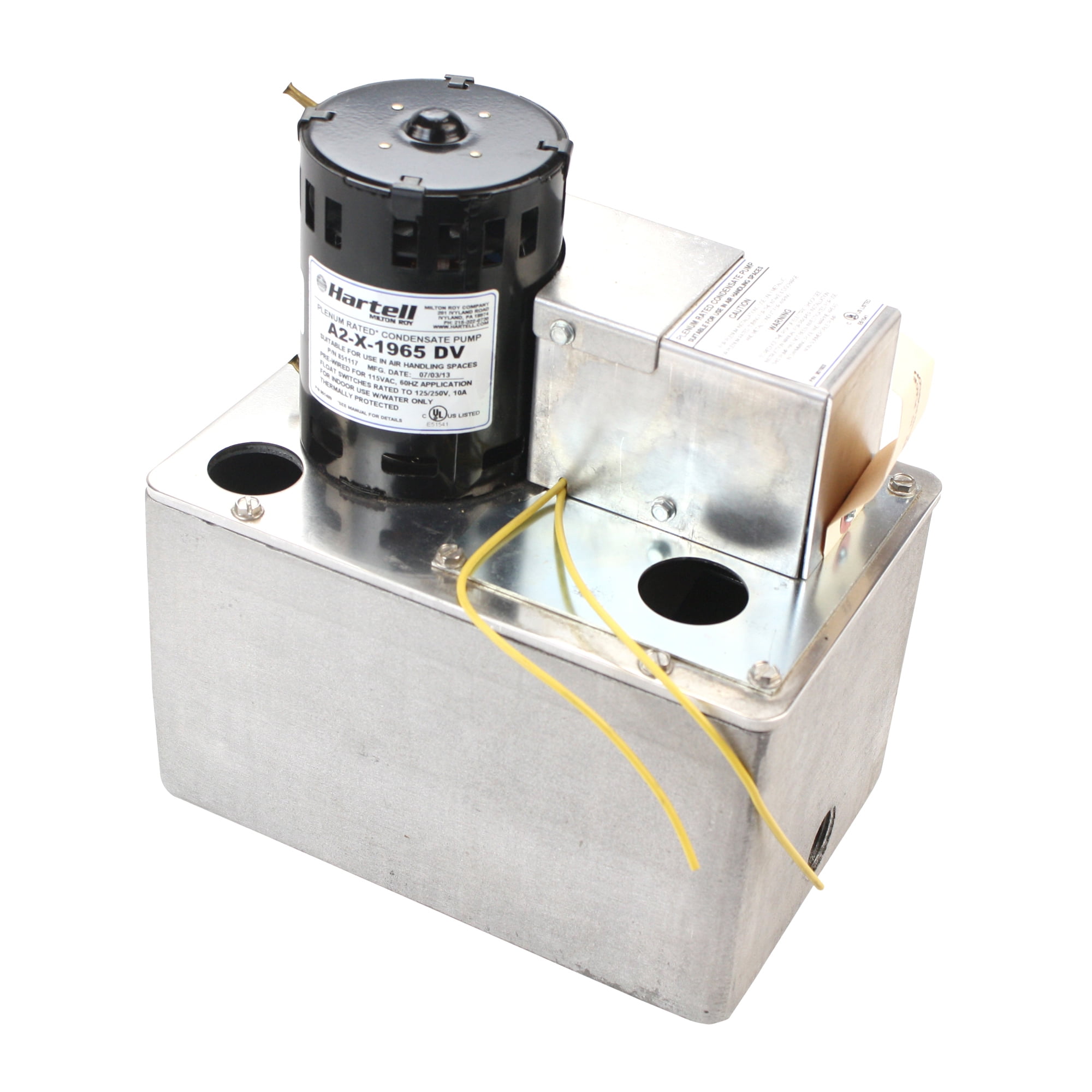 Hartell A2-X-1965-DV 851117 Plenum Plus Commercial Grade Condensate ...