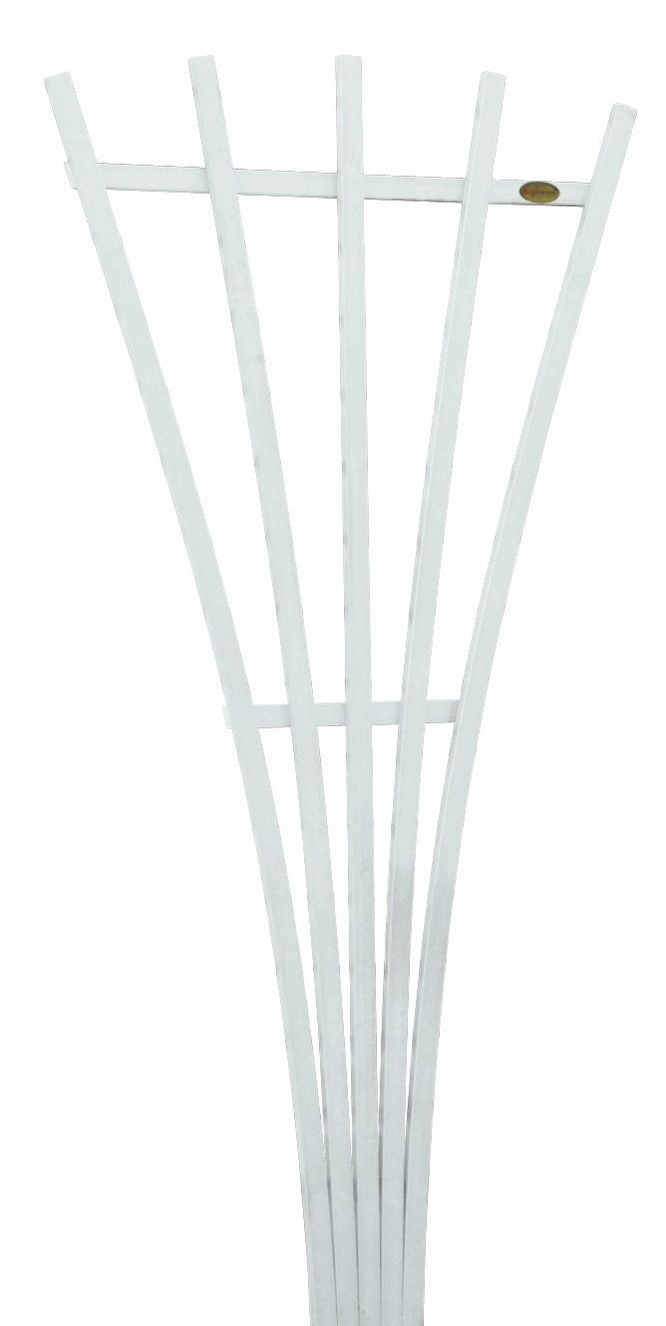 6 Foot Hartford Fan Trellis, Heavy Duty Garden Trellis for Climbing ...