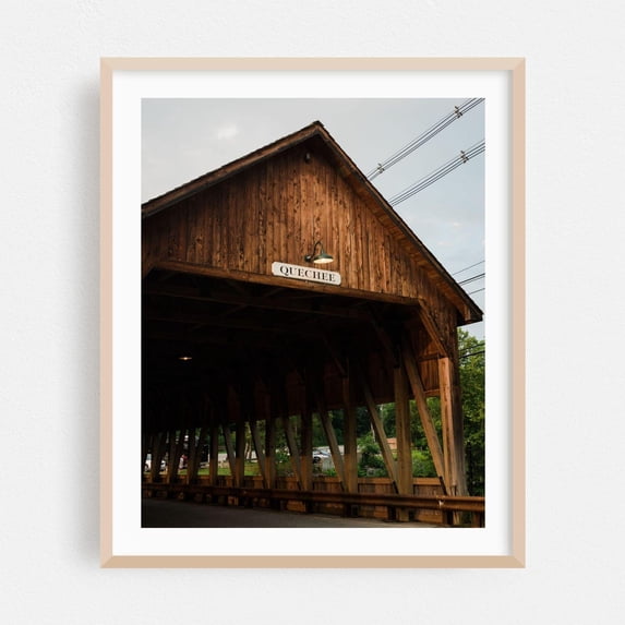 Hartford Vermont Bridge Rustic Architecture Rural Travel Scenic Quechee ...
