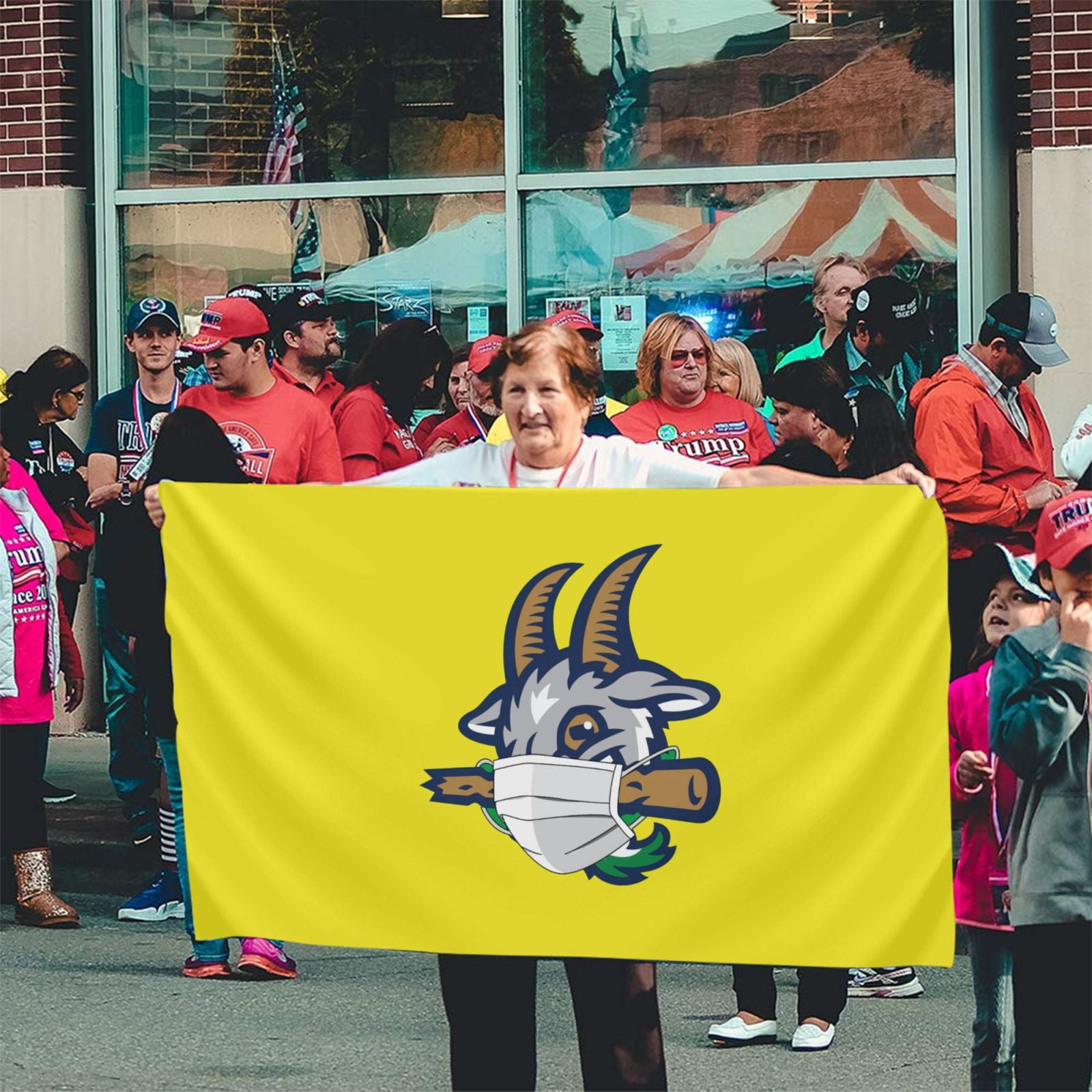 Hartford Yard Goats Flag 3x5 Ft Holiday Banner Garden Yard House Flags ...