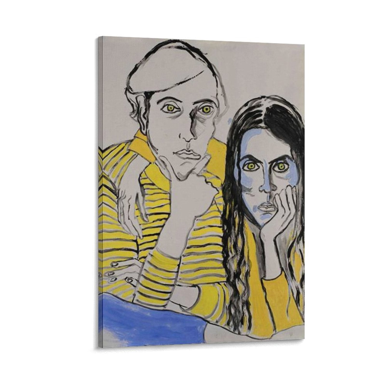 Hartley And Ginny 1970 by Alice Neel Painting Canvas Poster Wall Art ...