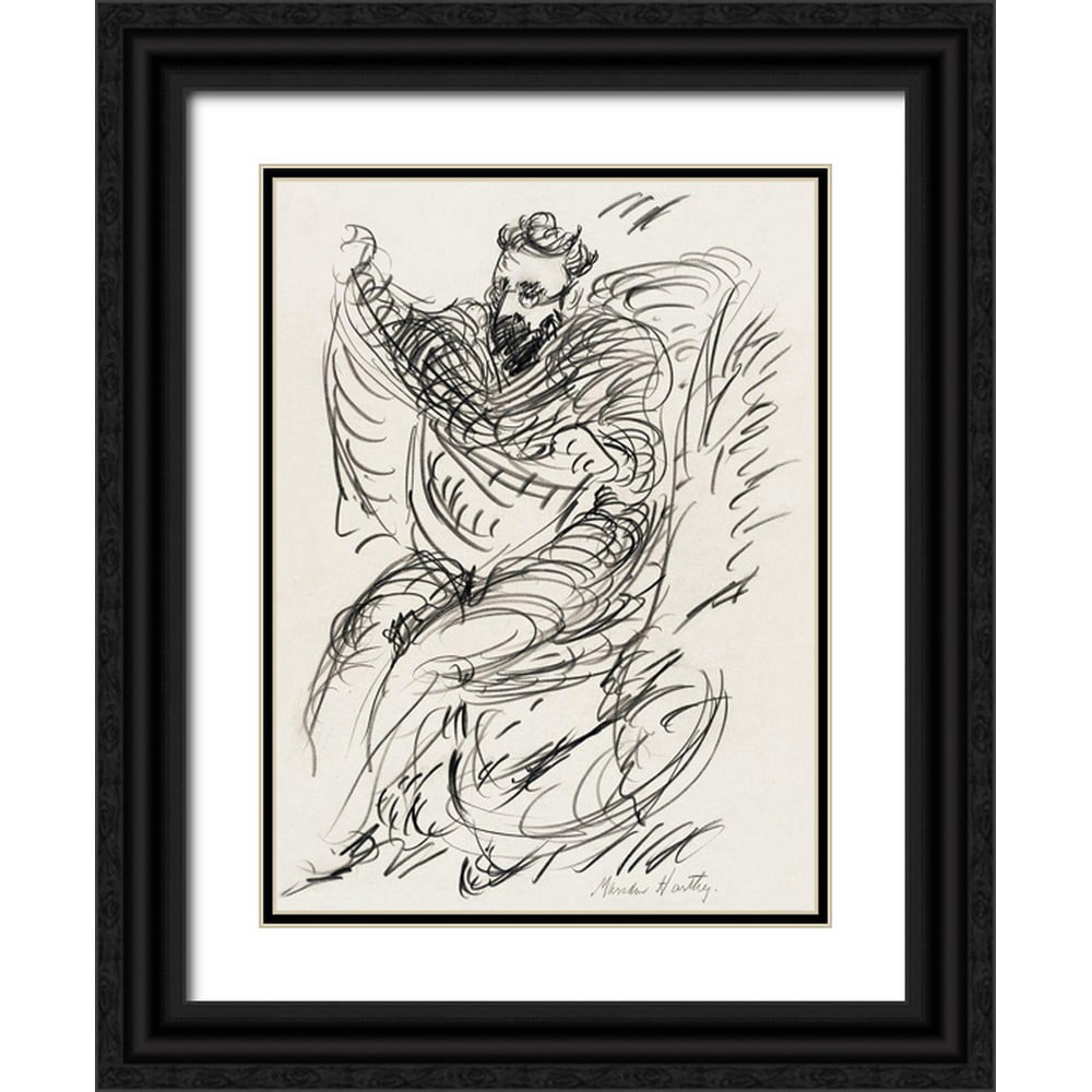Hartley, Marsden 11x14 Black Ornate Wood Framed with Double Matting ...