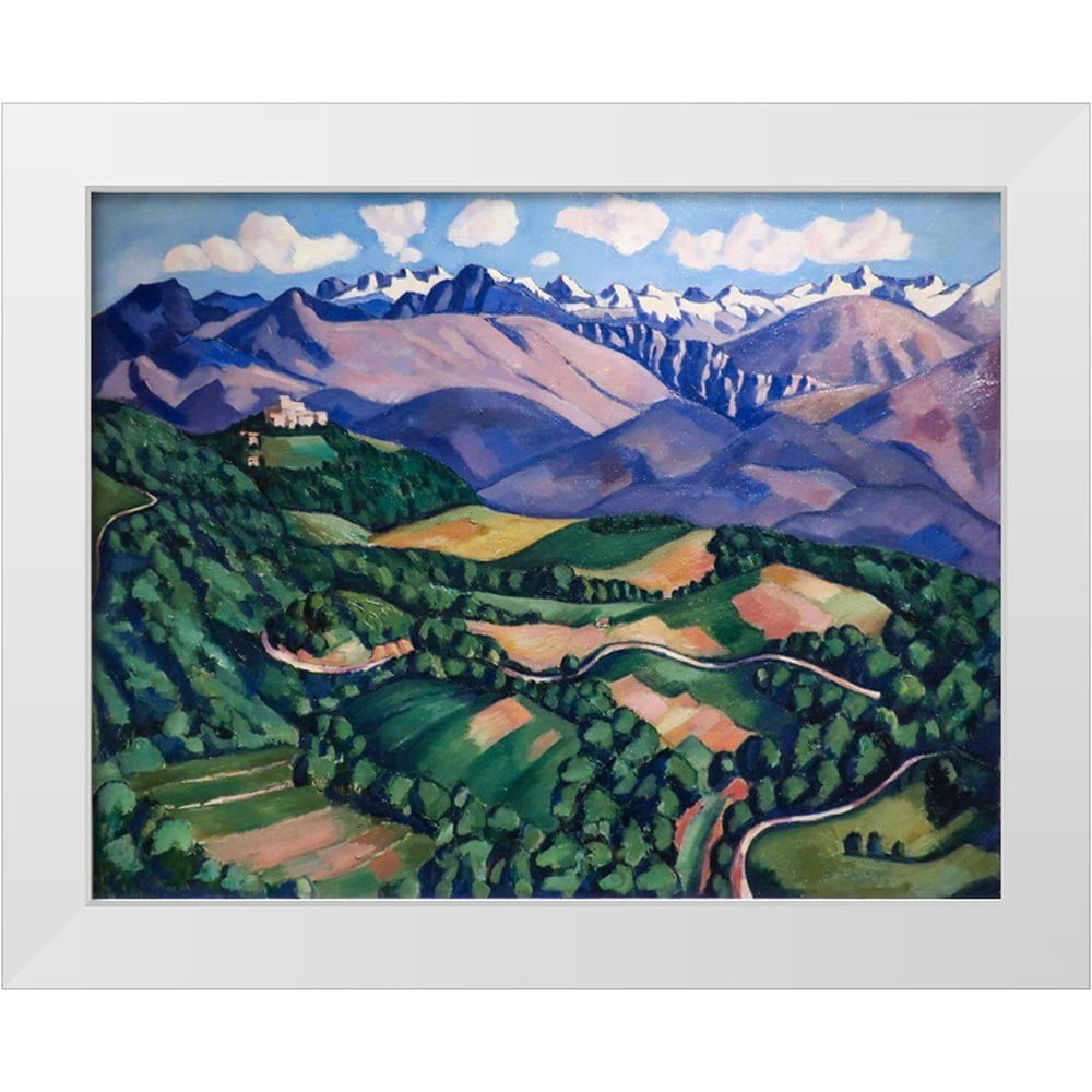 Hartley, Marsden 14x12 White Modern Wood Framed Museum Art Print Titled ...