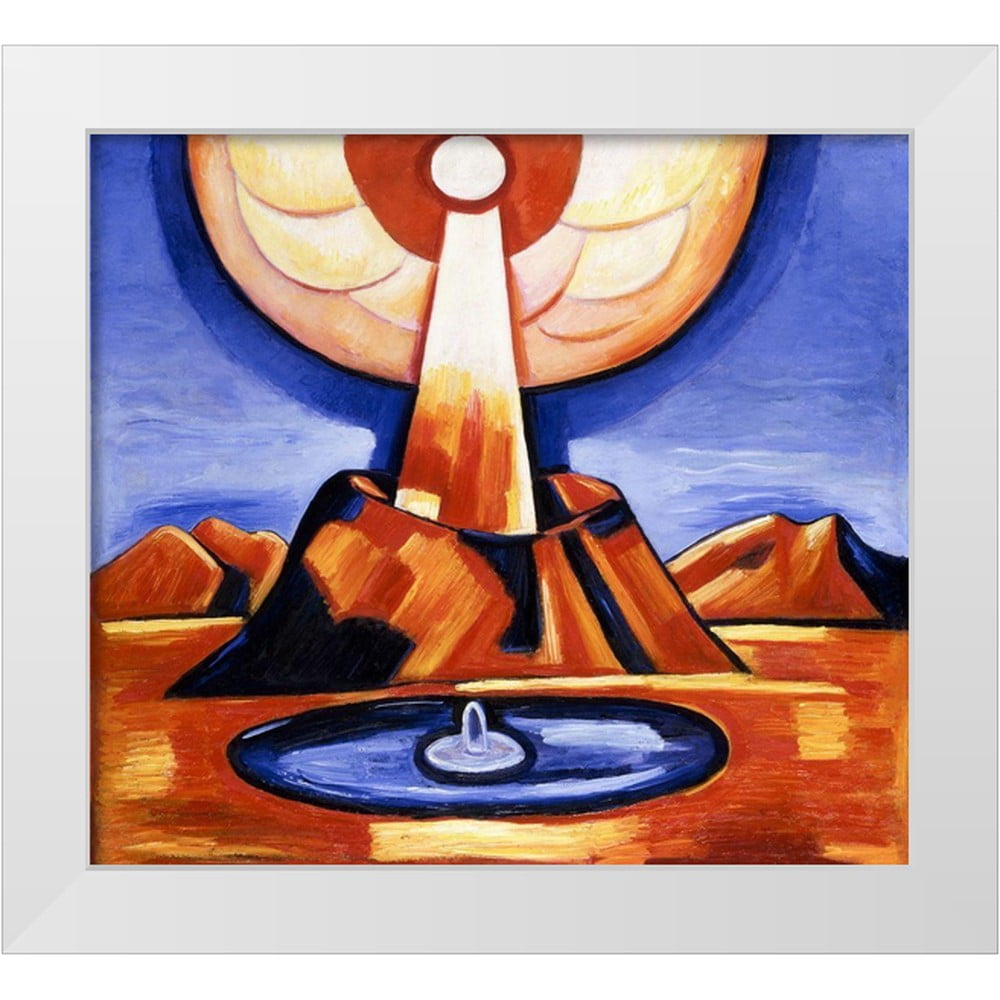 Hartley, Marsden 16x15 White Modern Wood Framed Museum Art Print Titled ...