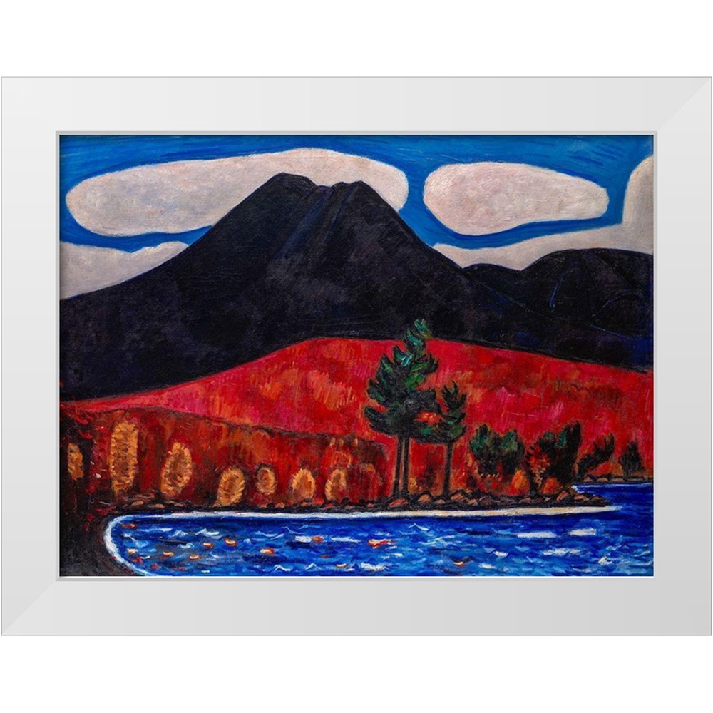 Hartley, Marsden 18x14 White Modern Wood Framed Museum Art Print Titled ...