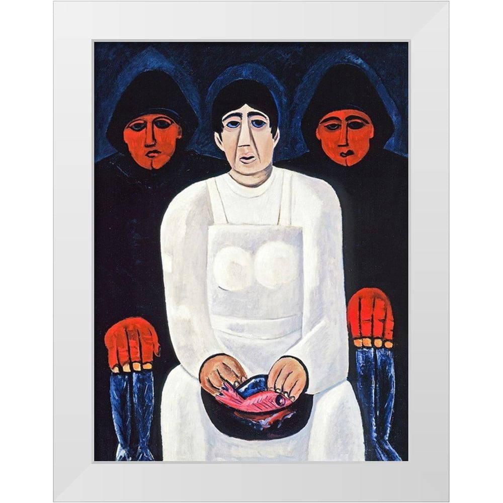 Hartley, Marsden 19x24 White Modern Wood Framed Museum Art Print Titled ...