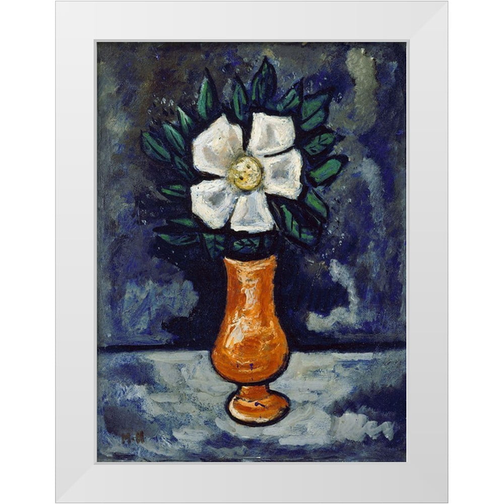 Hartley, Marsden 19x24 White Modern Wood Framed Museum Art Print Titled ...