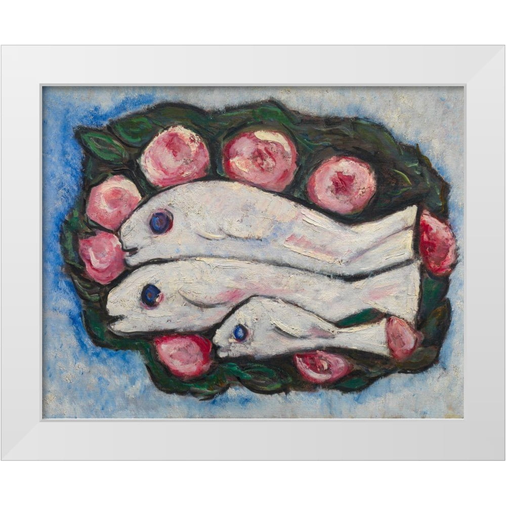 Hartley, Marsden 24x20 White Modern Wood Framed Museum Art Print Titled ...