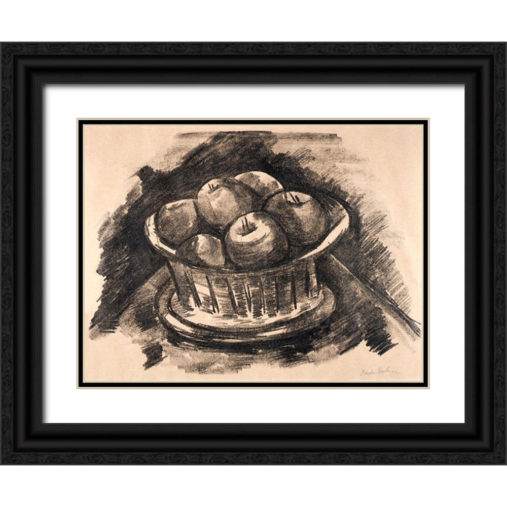 Hartley, Marsden 32x25 Black Ornate Wood Framed with Double Matting ...