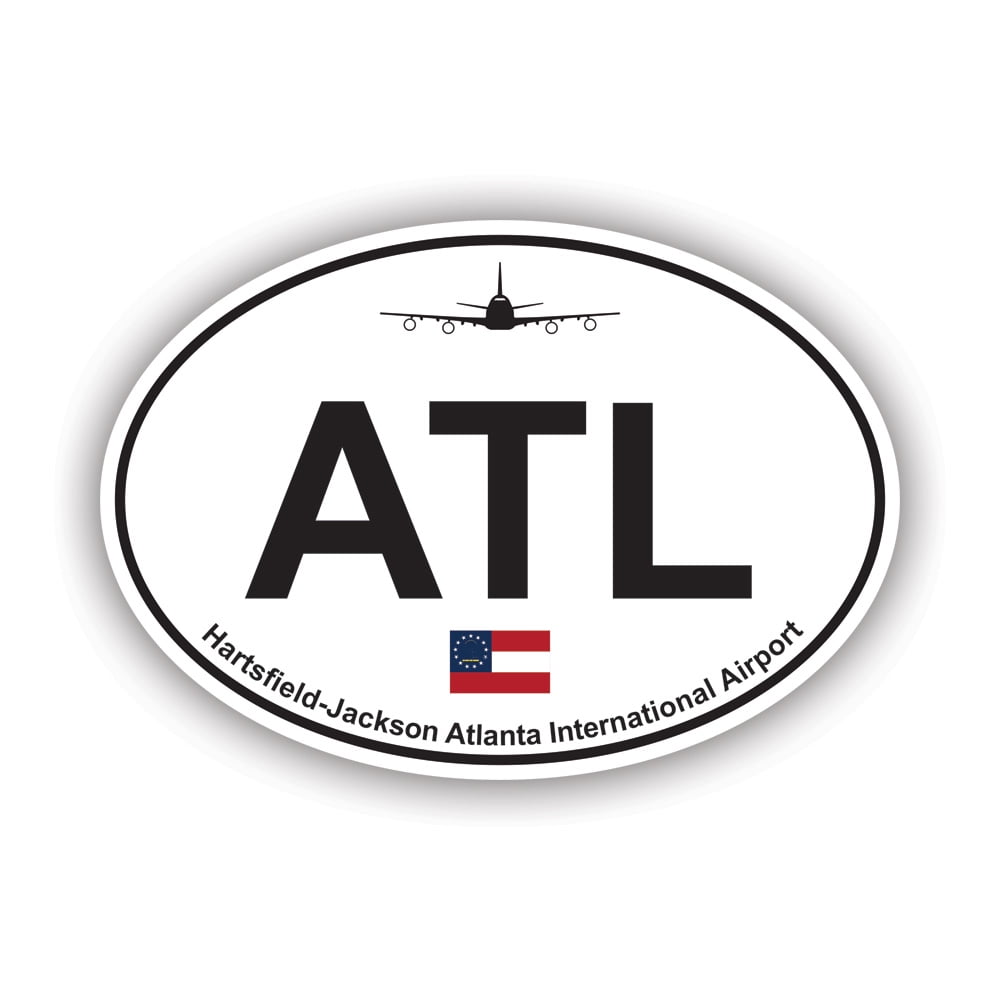 Hartsfield-Jackson Atlanta International Airport Sticker Decal - Self ...