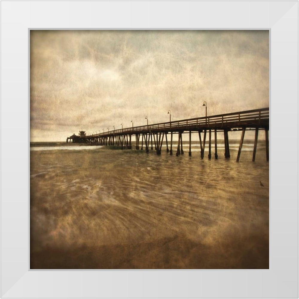Hartson-Weddle, Ryan 15x15 White Modern Wood Framed Museum Art Print Titled - Vintage Pier II ...