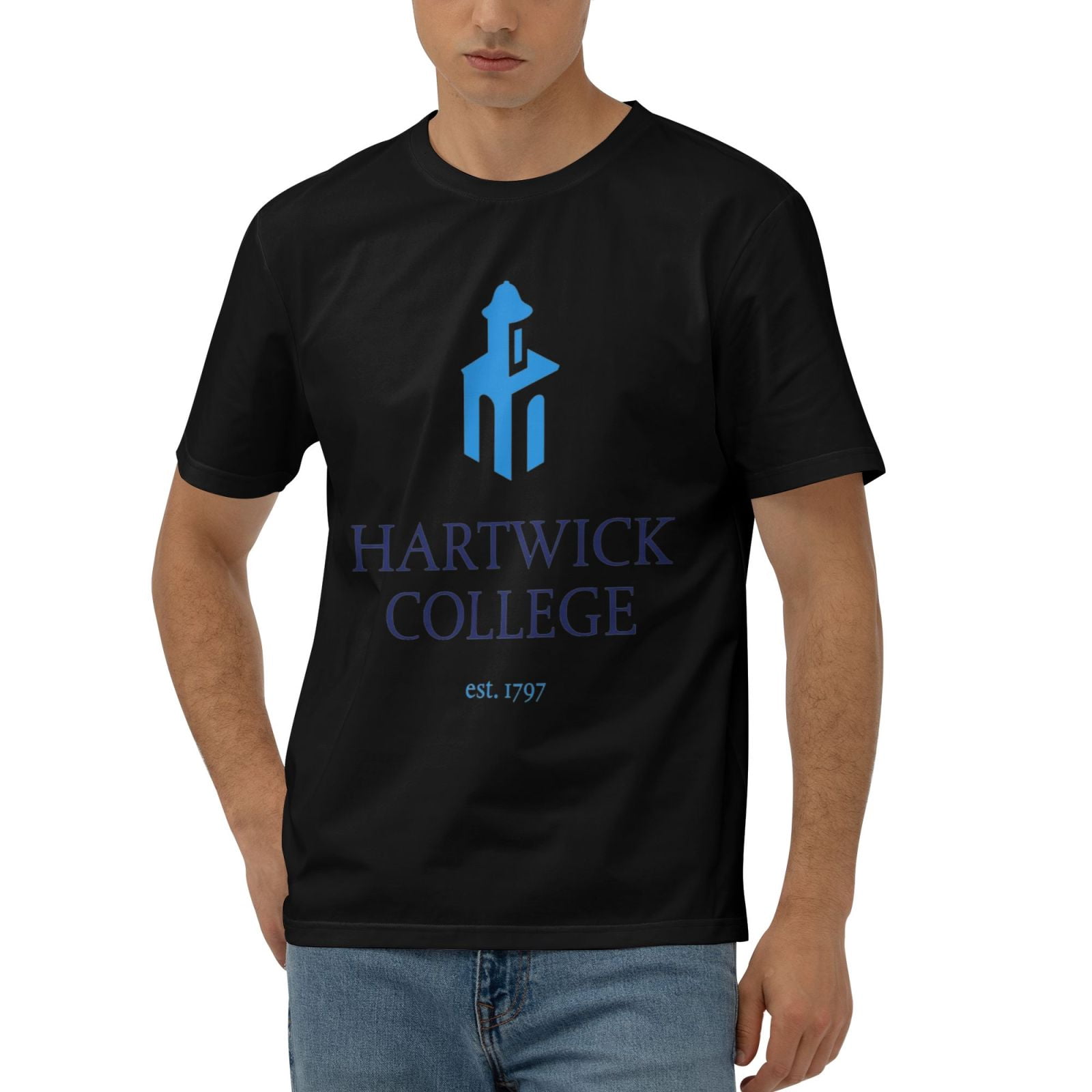 Hartwick College Hartwick University Men'S 170g Combed Cotton Short ...