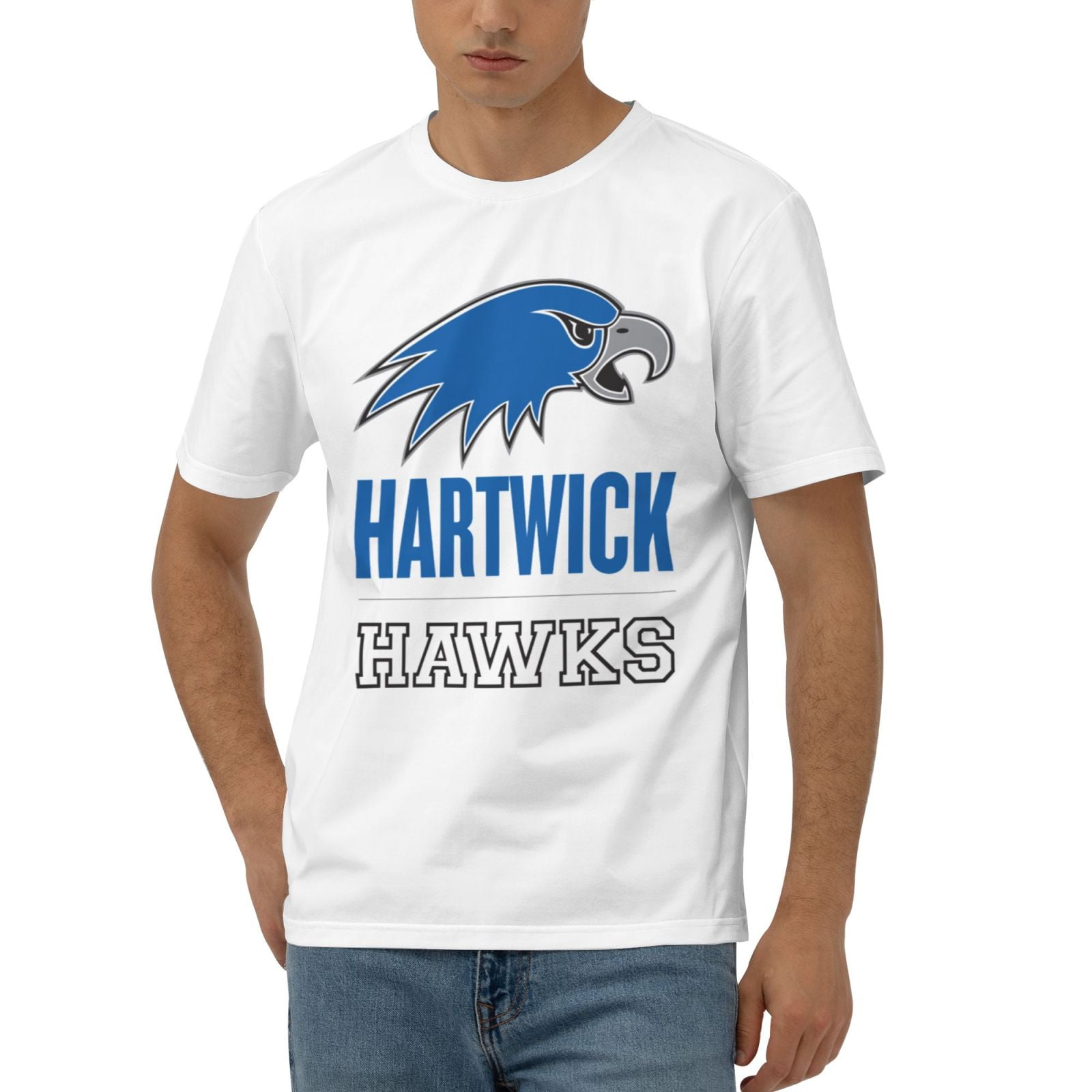 Hartwick College Hartwick University Men'S 170g Combed Cotton Short ...