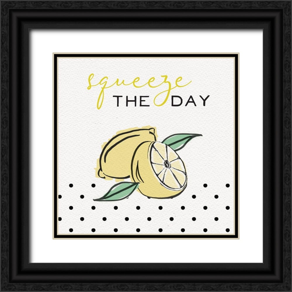 Hartworks 26x26 Black Ornate Wood Framed with Double Matting Museum Art ...