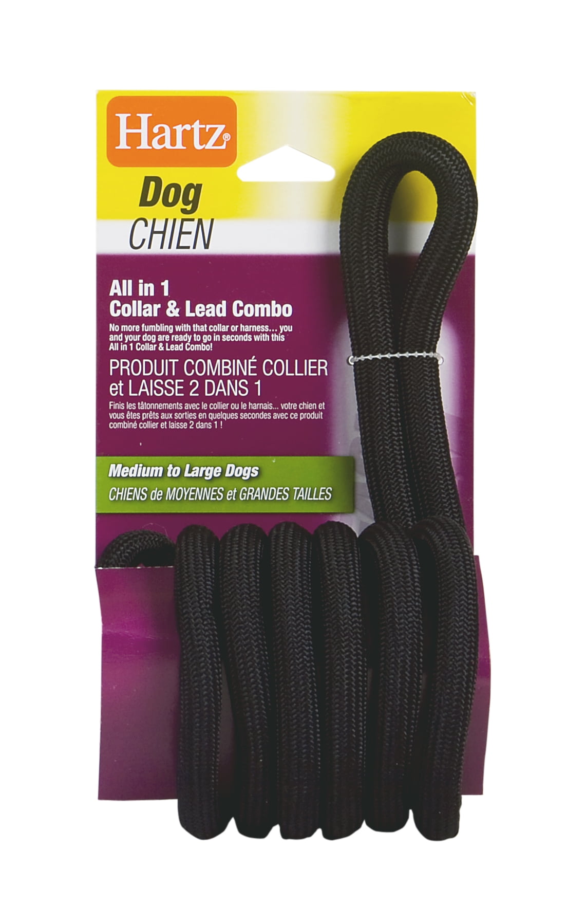 Hartz ALL-IN-1 COLLAR & LEAD COMBO - Walmart.com