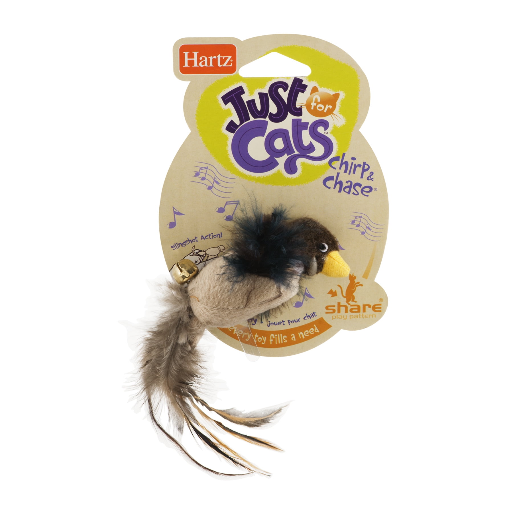 Hartz Chirp 'N Chase Cat Toy - Walmart.com