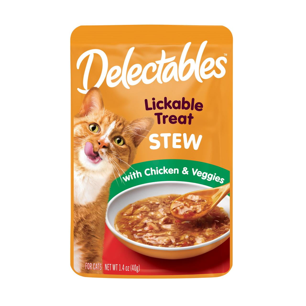 Hartz Delectables Stew Chicken & Veggies Lickable Wet Cat Treat with ...