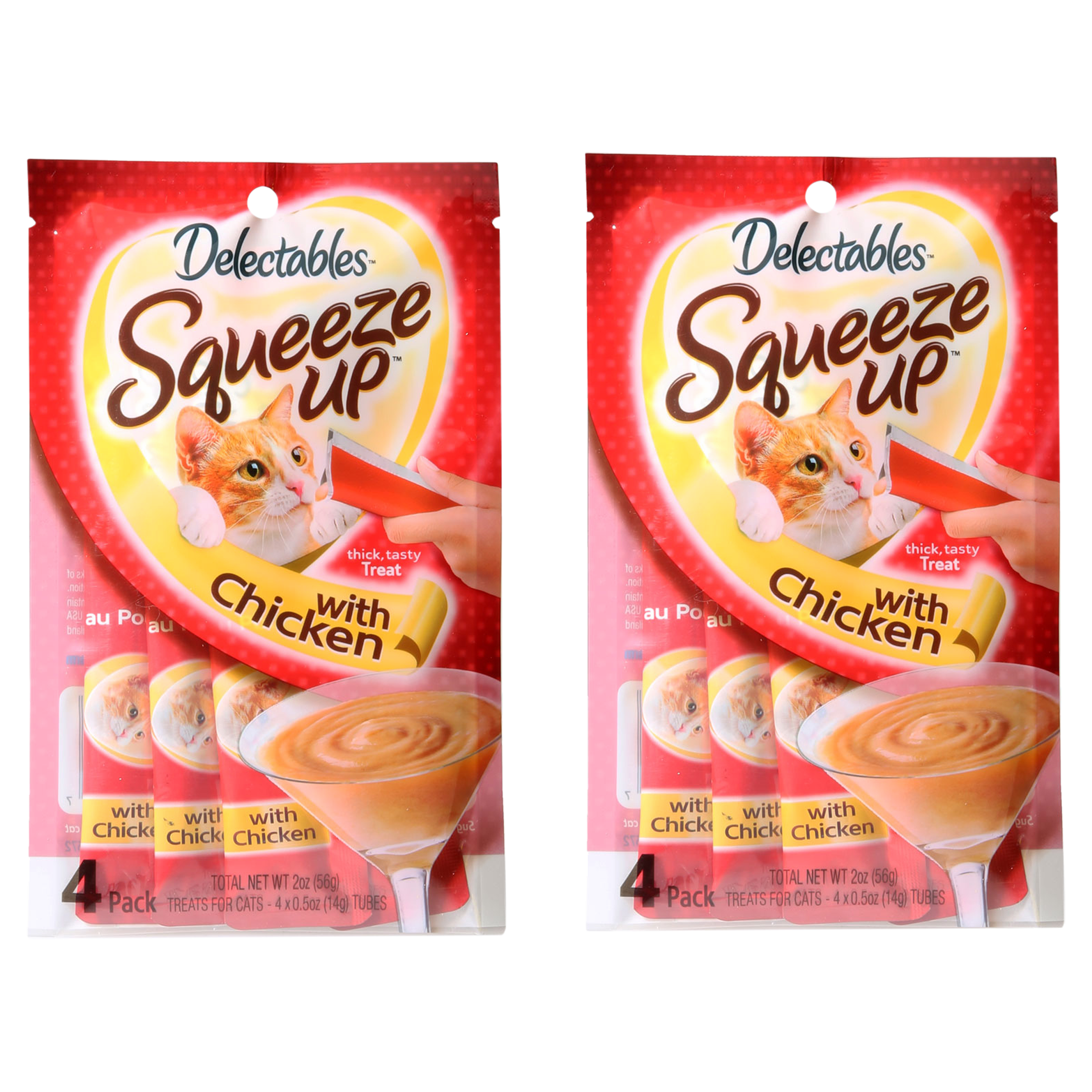 Hartz Delectables Squeeze up Lickable Treat Size:Pack of 2 Flavor ...