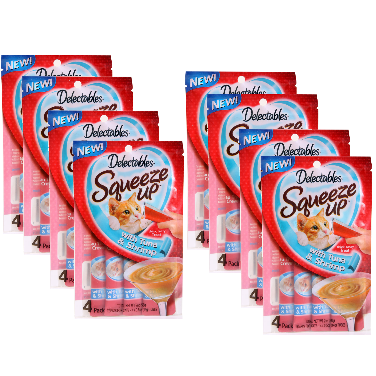 Hartz Delectables Squeeze up Lickable Treat Size:Pack of 8 Flavor:Tuna ...