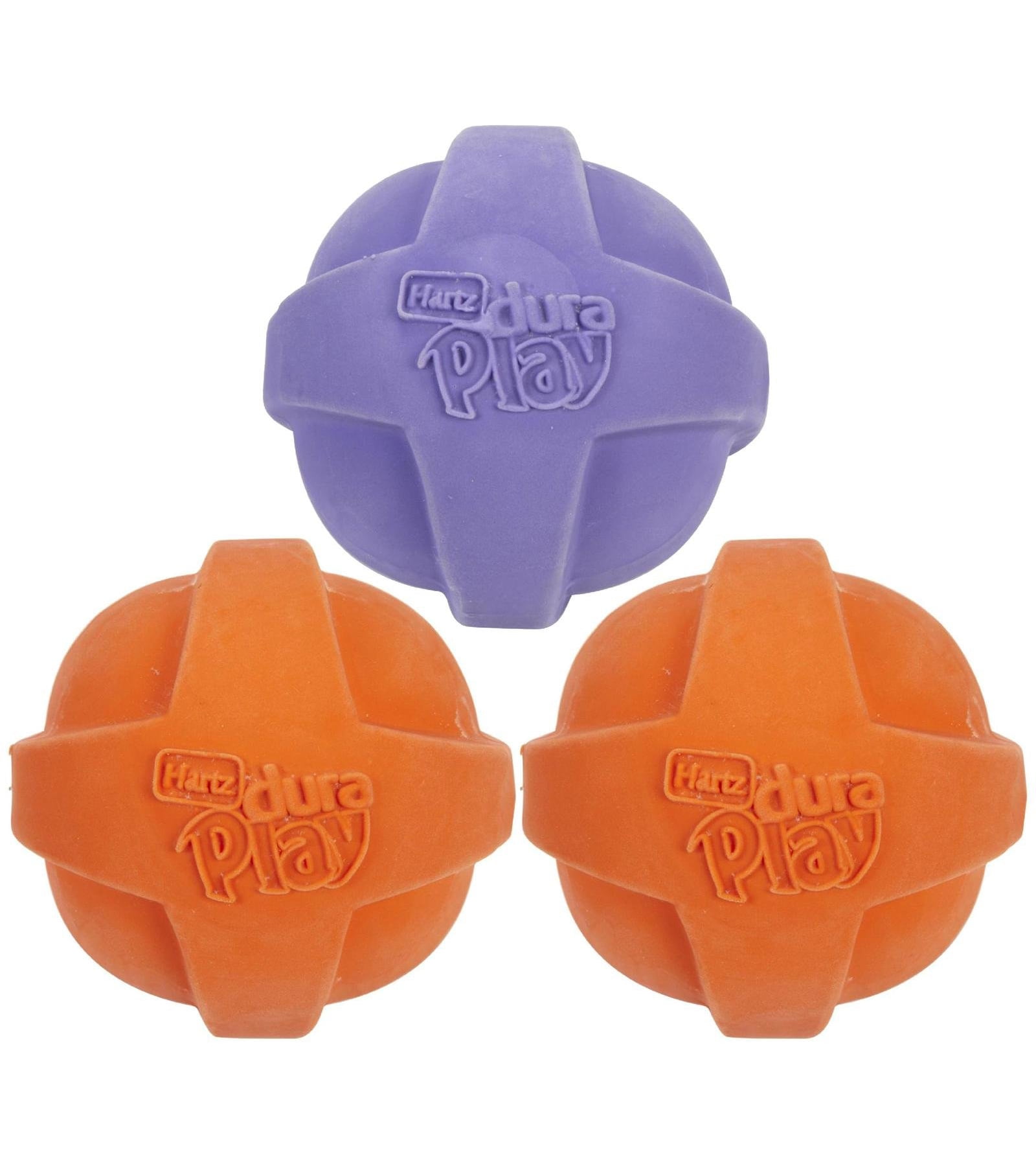 Hartz Dura Play Ball, Large Size, Pack of 3, Dog Toy for Small Pets ...