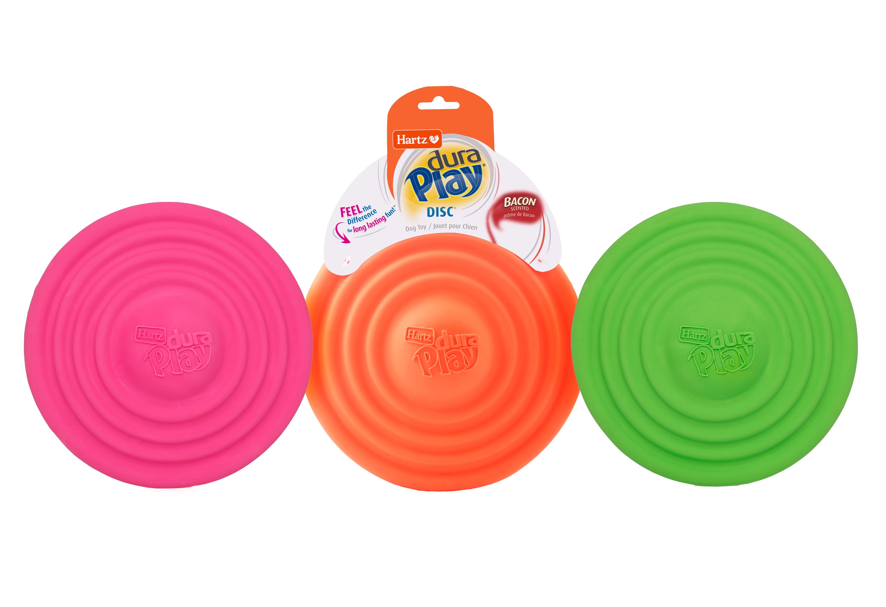 Free Shipping! Hartz Bacon Scented Dura Play Dog Toy with Latex ...