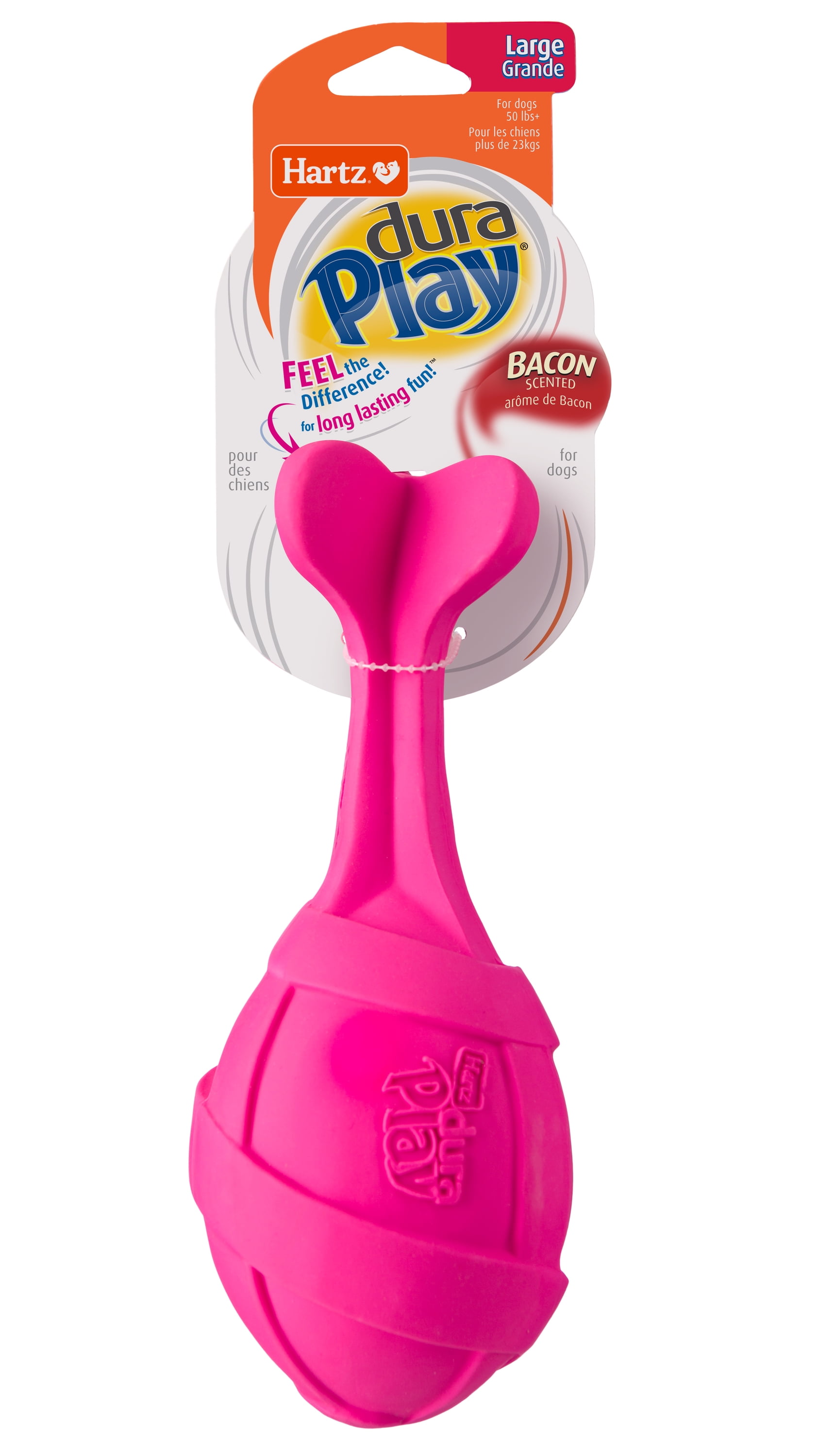 Hartz Dura Play Rocket Dog Toy, Large, Latex, Color May Vary - Walmart.com