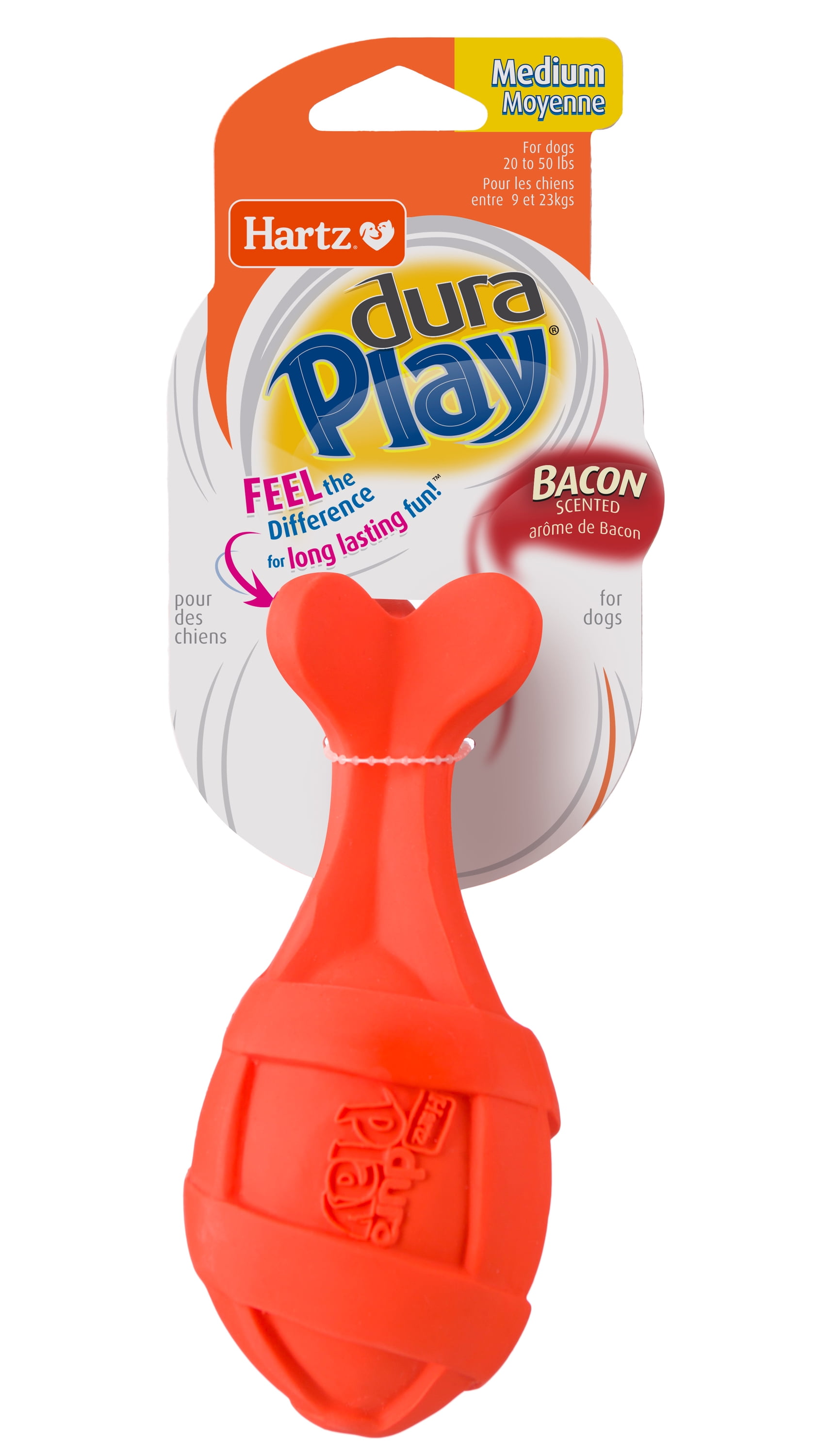 Hartz Dura Play Rocket Dog Toy, Medium, Latex, Color May Vary - Walmart.com