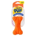 Hartz DuraPlay Medium Dog Bone Latex 1 Count Scented Floating Durable ...