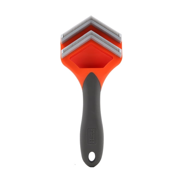 Hartz Groomer's Best Fur Fetcher De-Shedder Grooming Brush for Dogs ...