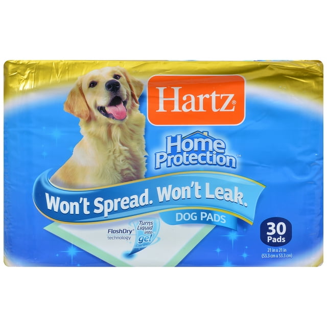 Hartz Home Protection 21" X 21" Dog Training Pads 30 Count - Walmart.com