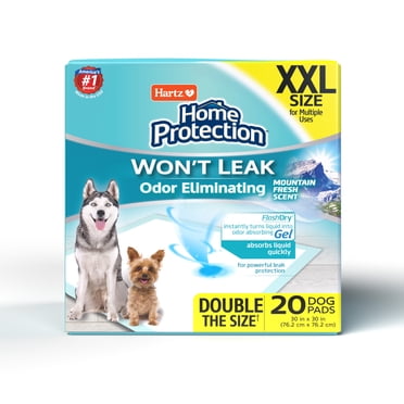 Hartz Home Protection Lavender Scent Odor-Eliminating Dog Pads, Regular ...