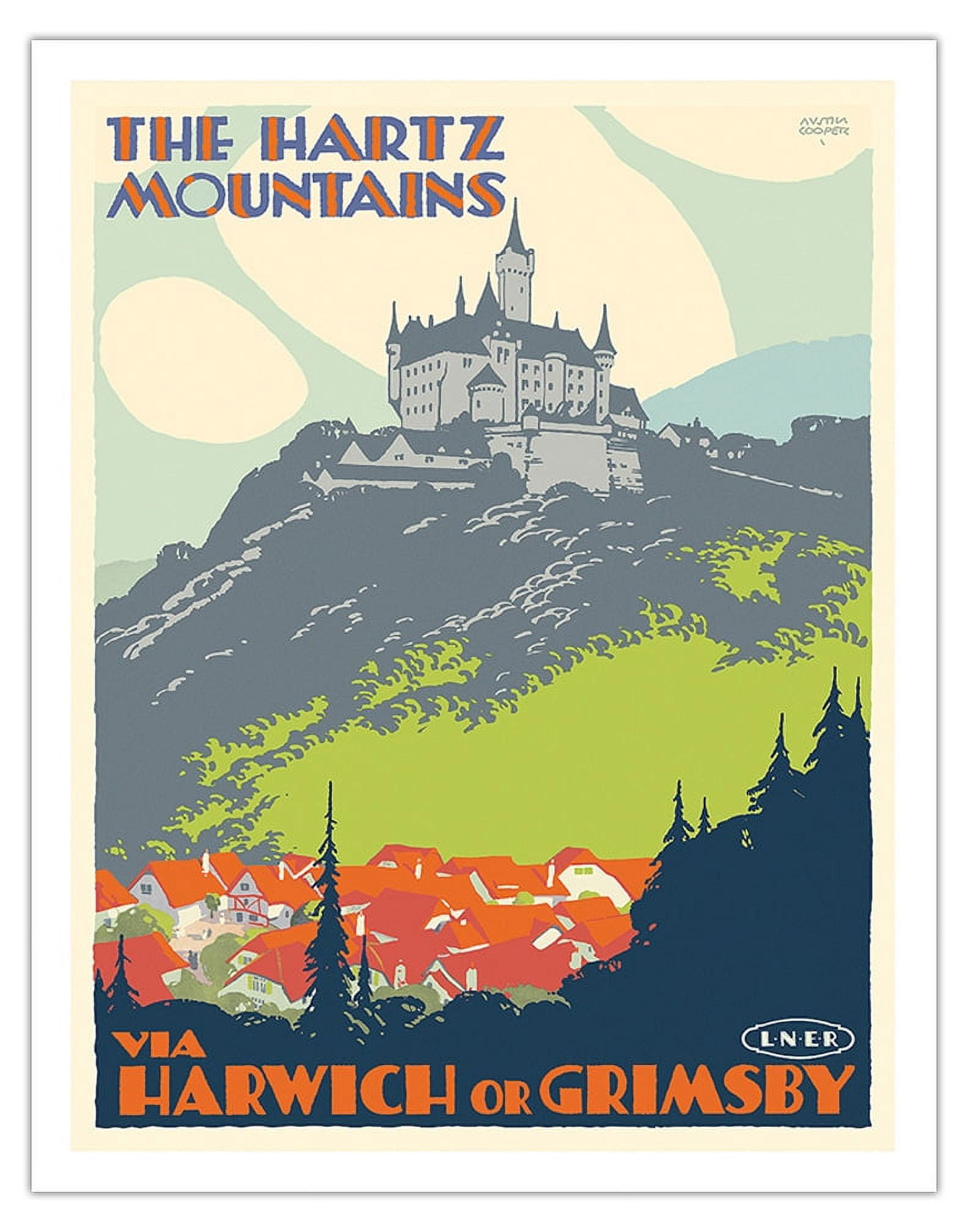 Hartz Mountains Germany - via Harwich or Grimsby Railway (LNER ...