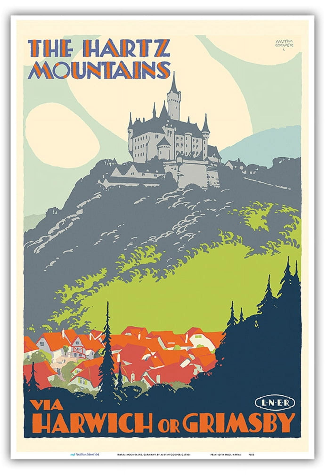 Hartz Mountains Germany - via Harwich or Grimsby Railway (LNER ...