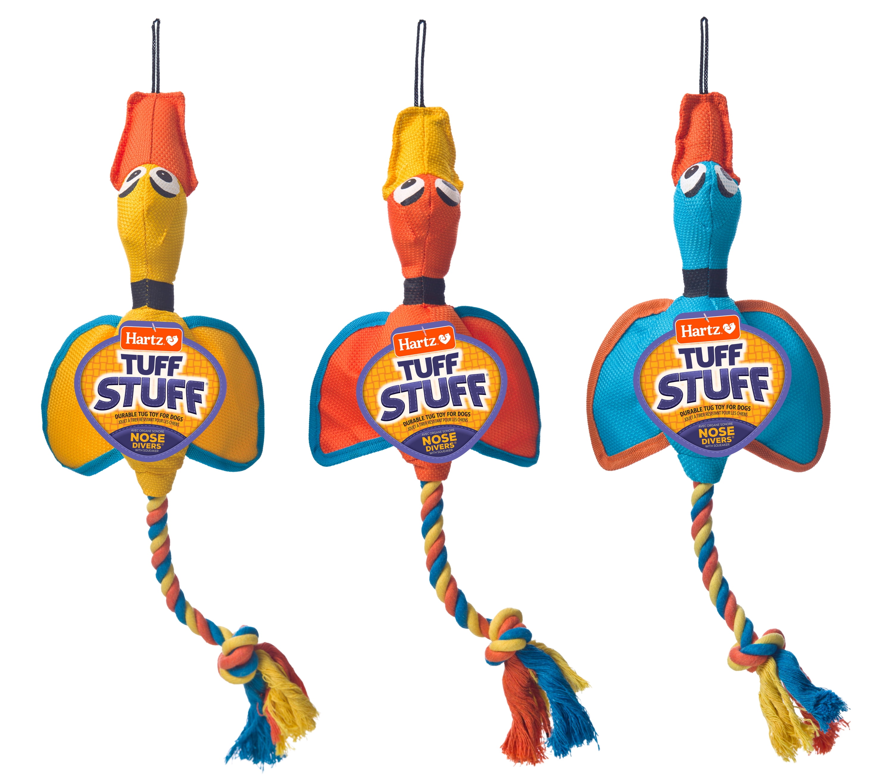 Hartz Nose Divers Ballistic Dog Toys, Multi-Color, 1ct - Walmart.com