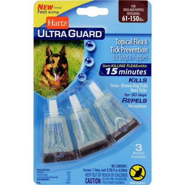 Hartz UltraGuard Flea, Tick Drops & Mosquito Medicine for Dogs over ...