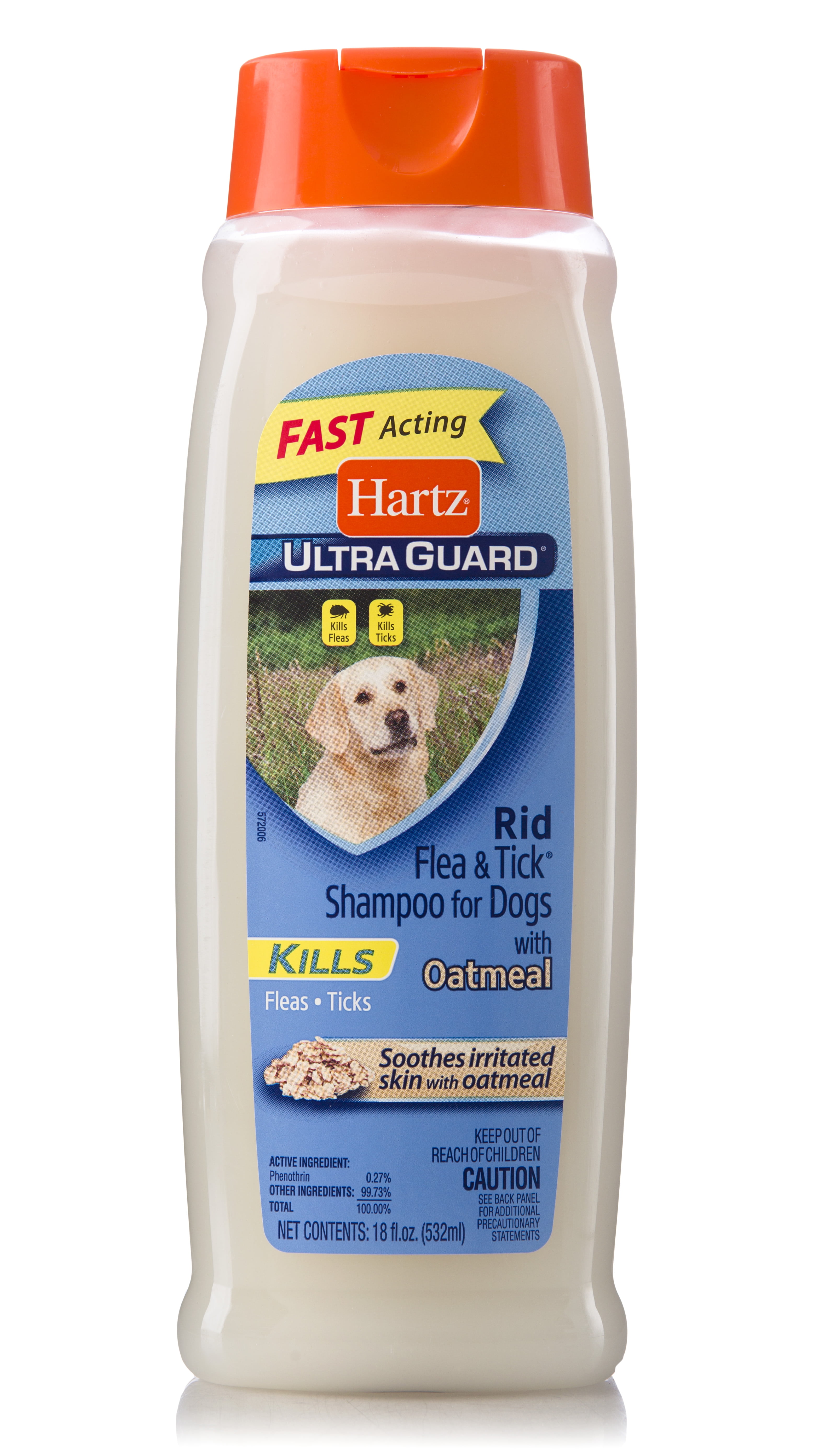 Hartz UltraGuard Rid Flea And Tick Oatmeal Shampoo For Dogs, 18oz ...