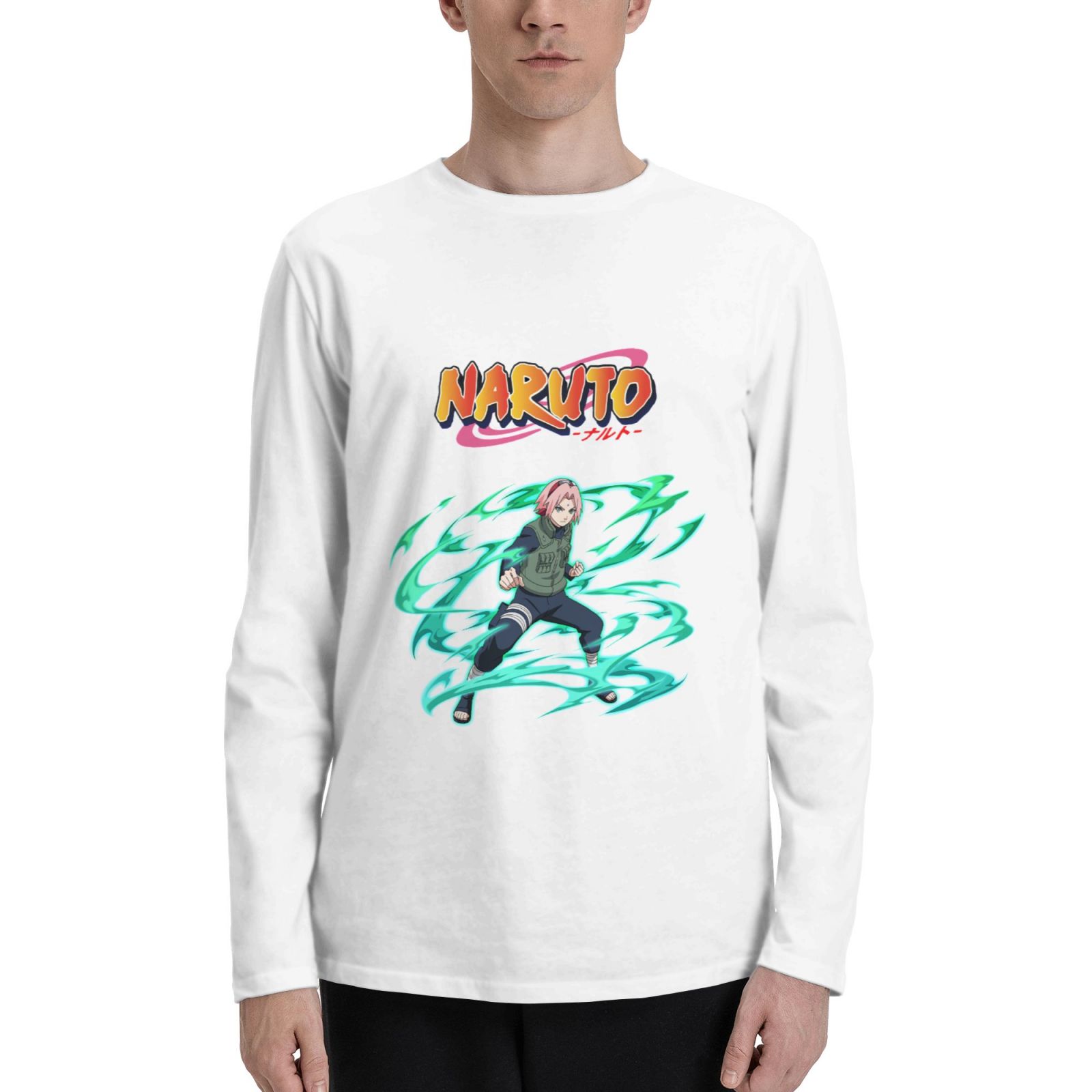 Haruno Sakura Long Sleeve Sweatshirt - Walmart.com
