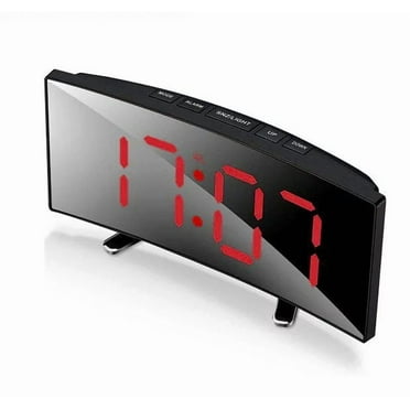 BYNNIX Large LED Digital Wall Table Clock with Temperature Display ...