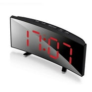ROCKROK for Creative 3D Football Sport Alarm Clock Analog Digital Clock ...