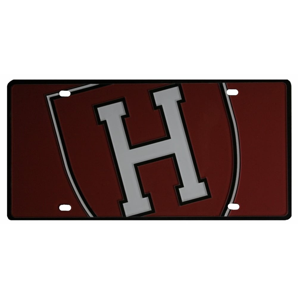 Harvard Crimson Full Color Mega Inlay License Plate - Walmart.com