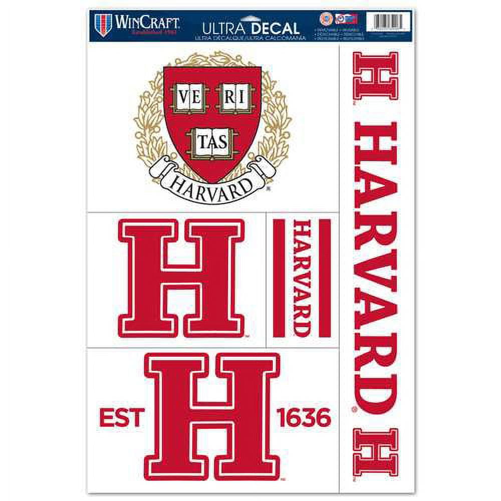 Harvard Crimson Ultra Decal Set - 11'' X 17'' - Walmart.com