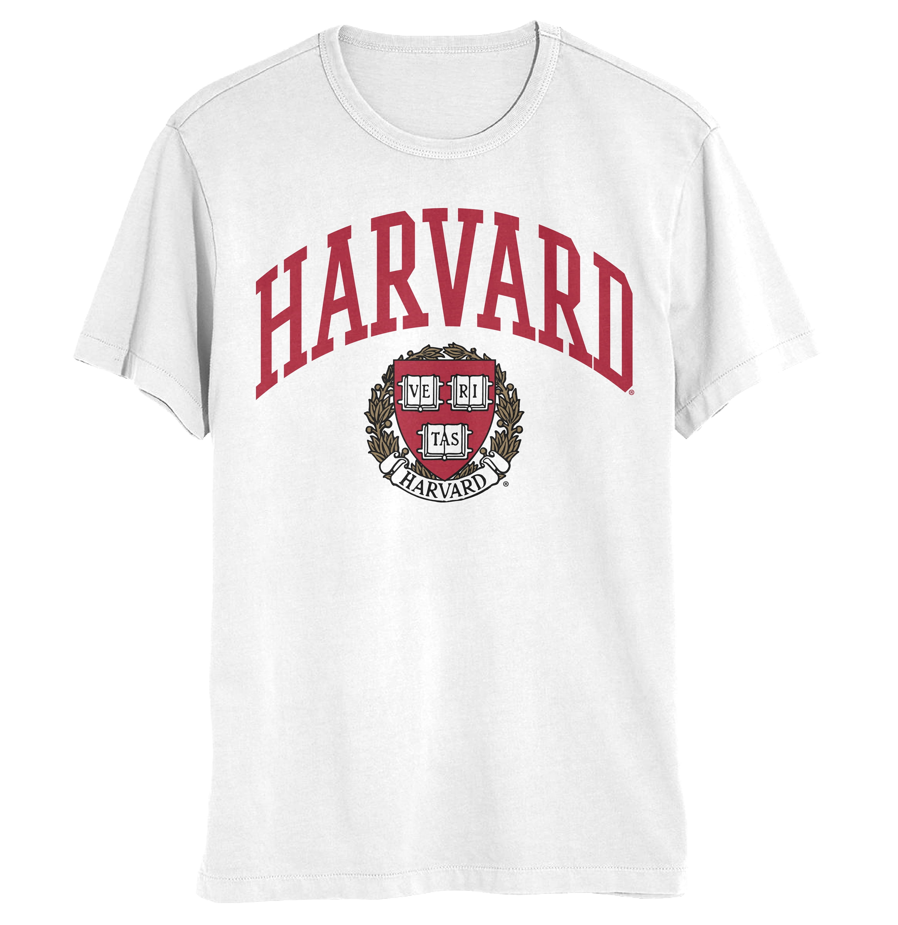 Harvard University Arms Veritas Mens and Womens Short Sleeve T-Shirt ...