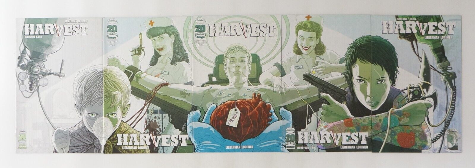 Harvest #1-5 VF/NM complete series A.J. Lieberman ; Image (AA81 ...