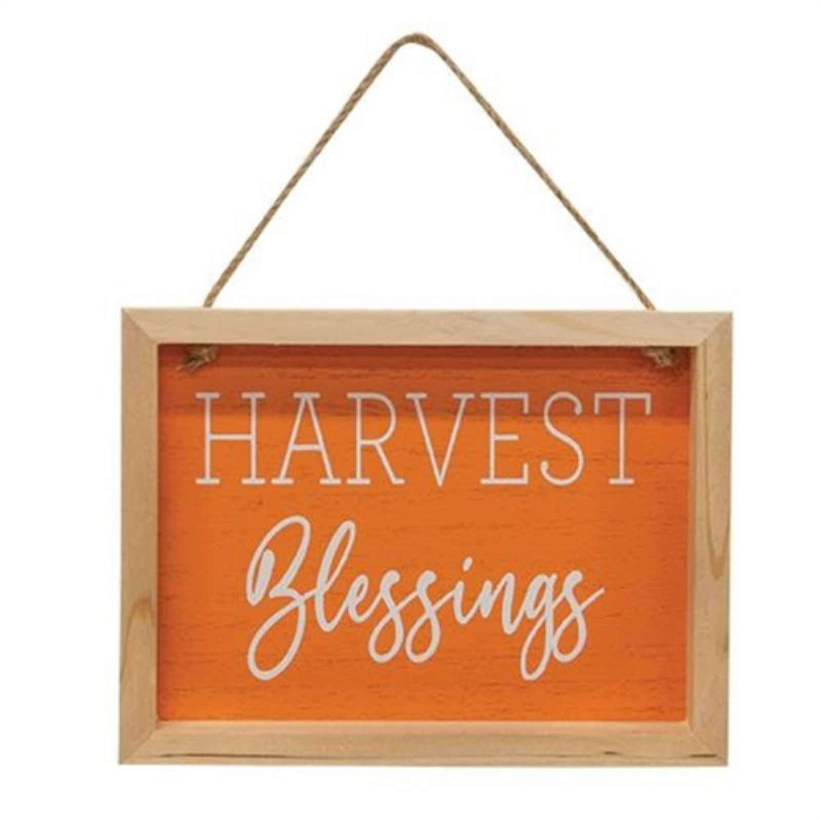 Harvest Blessings Sign w/Jute Hanger - Walmart.com