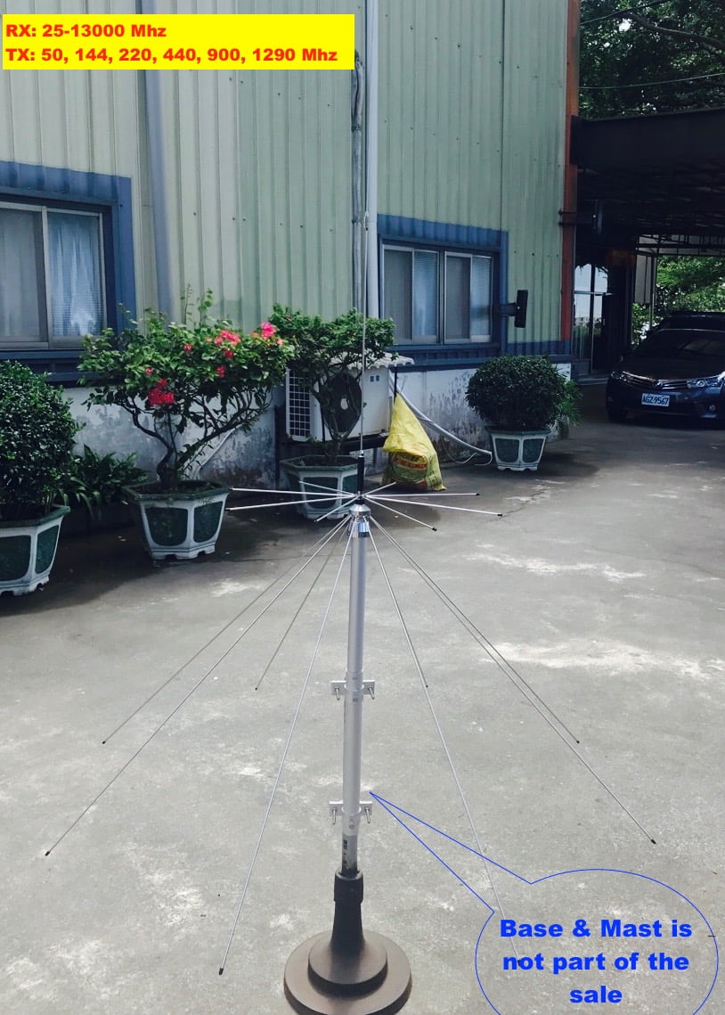 Harvest D-2000U Discone Antenna with SO-239 Connector for General ...