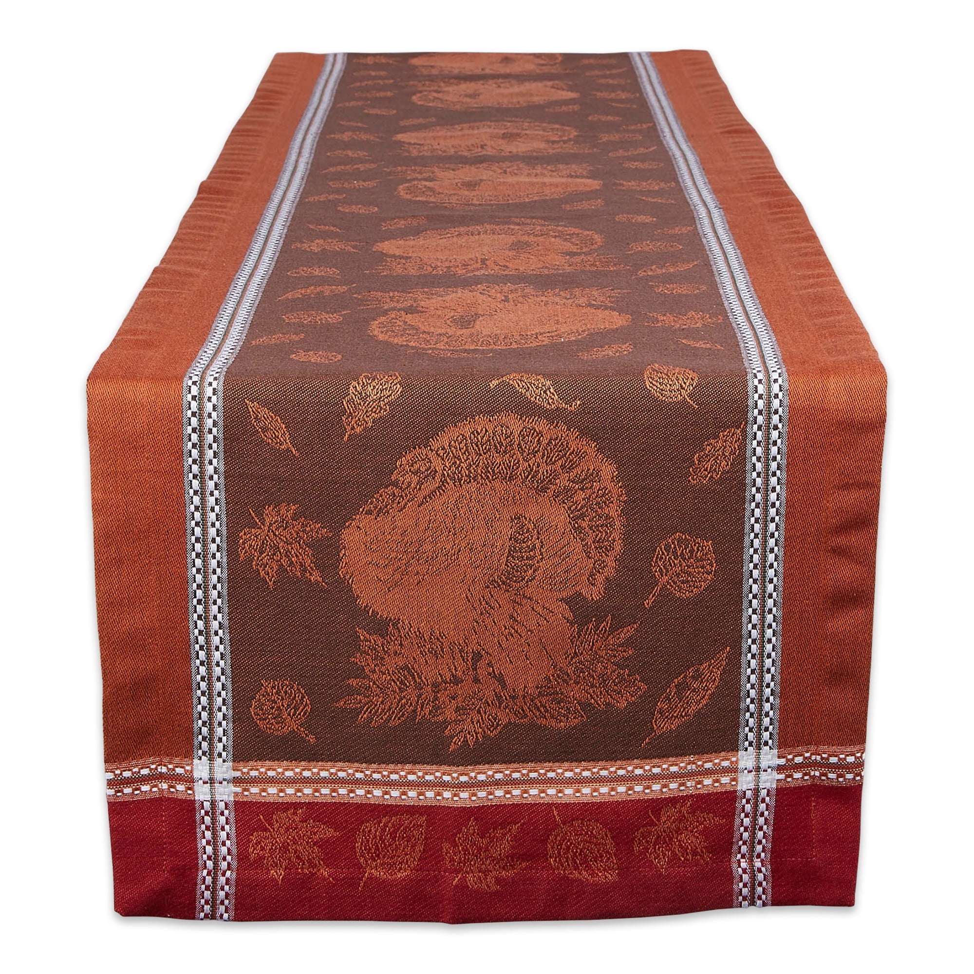 Harvest Feast Jacquard Table Runner 14x108 - Walmart.com