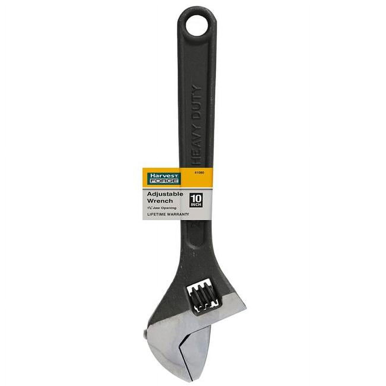 Harvest Forge 41080 10 in. Black Adjustable Wrench - Walmart.com