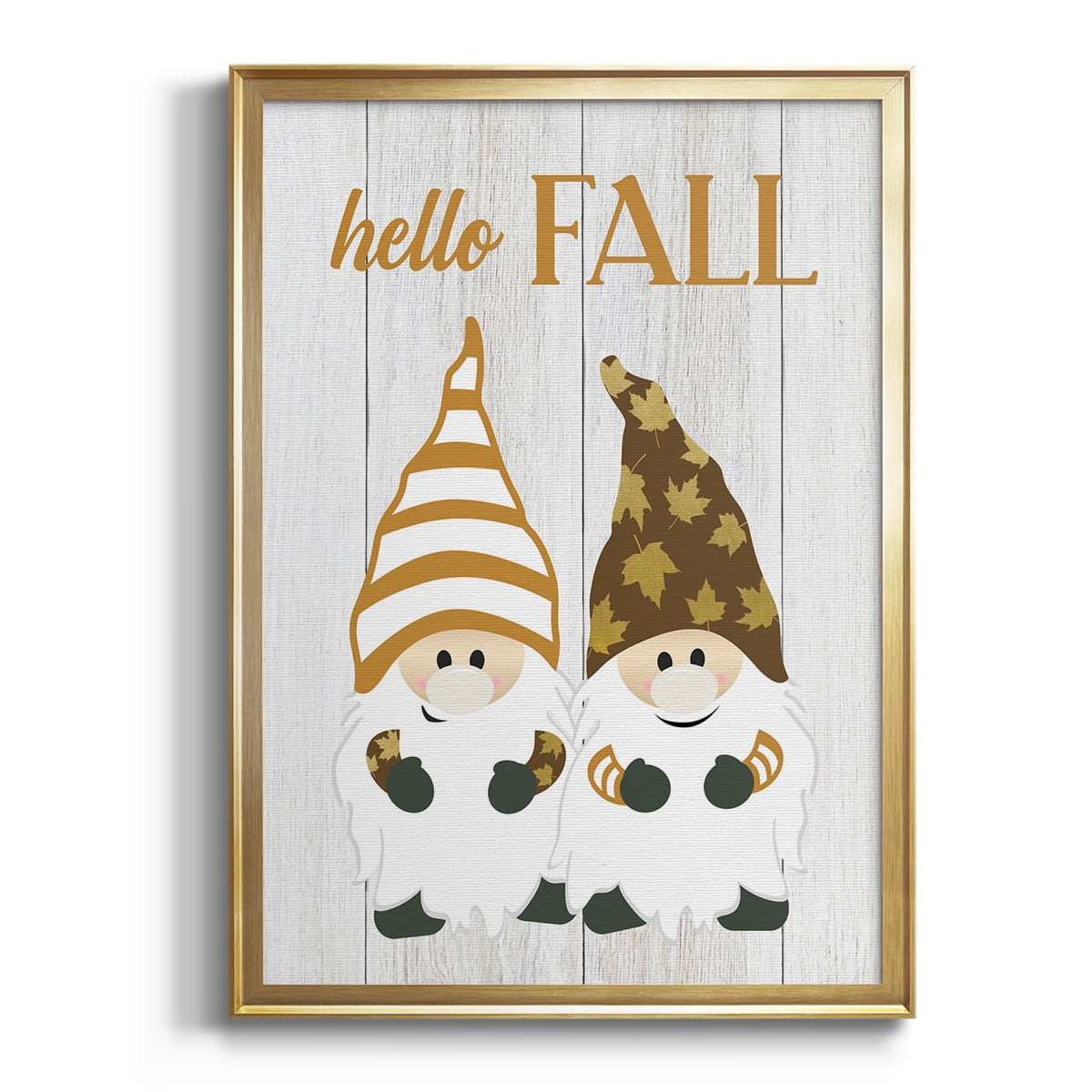 Harvest Gnomes Premium Classic Framed Print - Ready to Hang - Walmart ...