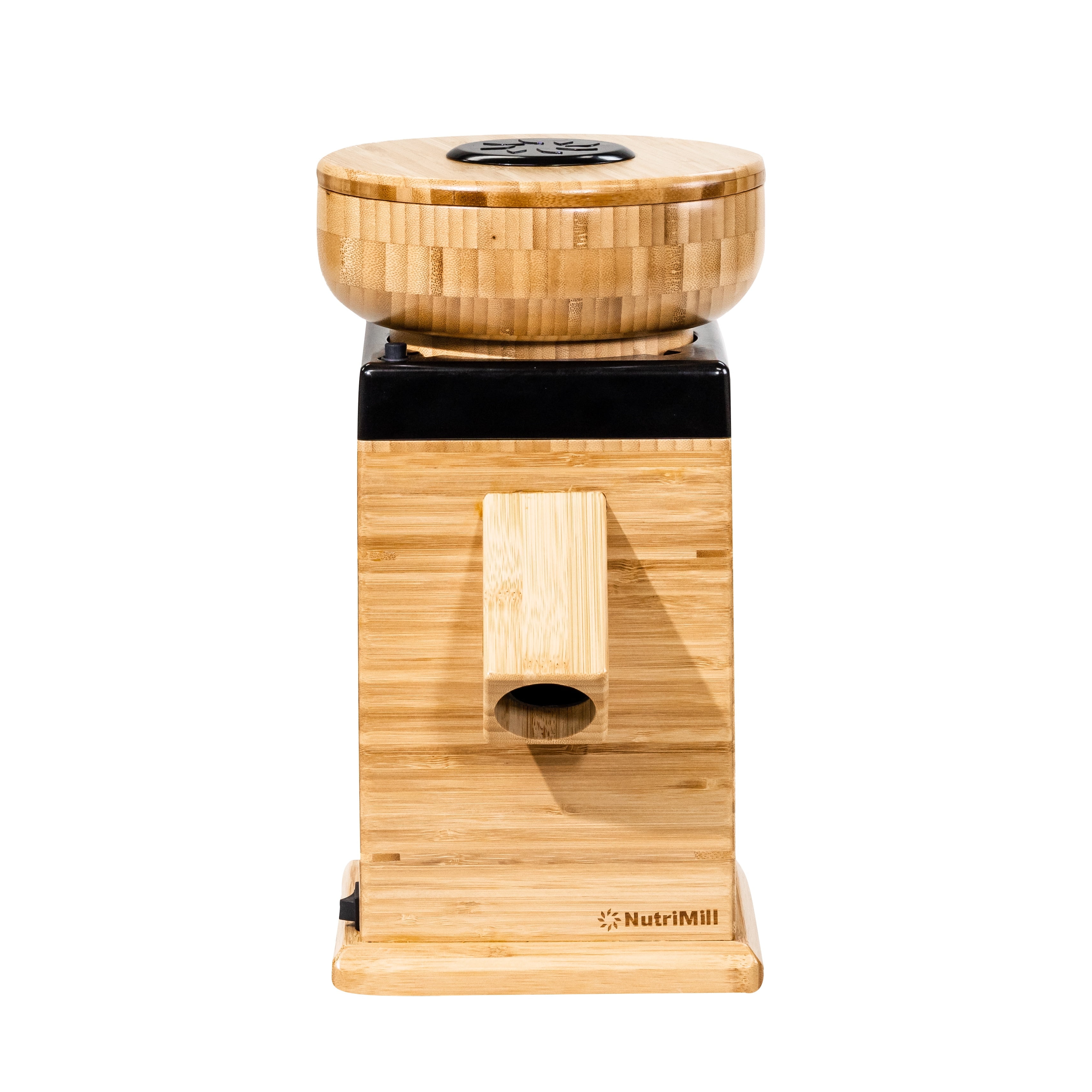 NutriMill Harvest Grain Mill - Black, Stone Milling, Modern Design ...