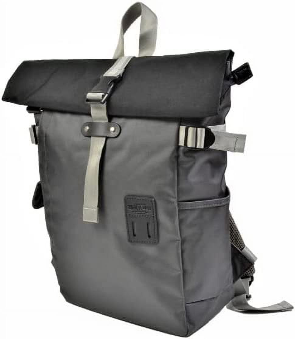 Harvest Label Rolltop Backpack 2-Tone Gun Metal - Walmart.com